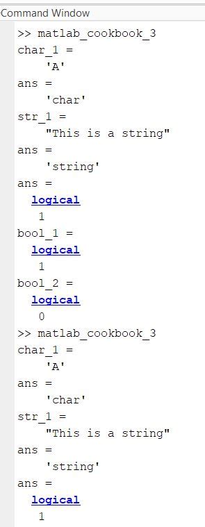 matlab cookbook code examples for the most common tasks
