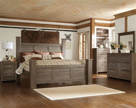 Signature Design By Ashley Juararo B251b25 California King Poster Bed