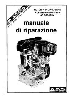 Motori A Scoppio Serie Aln At 330 Omv … Motori A Scoppio Serie Aln At