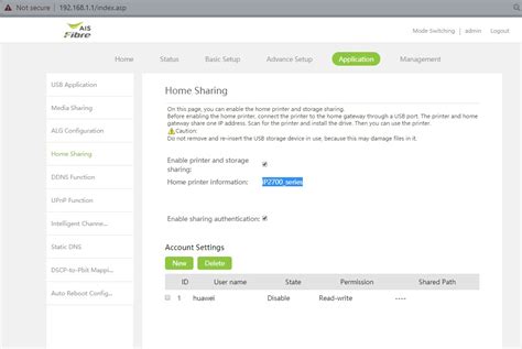 Router Hg8245w5 Cannot Share Printer Via Usb Port Huawei Enterprise Support Community