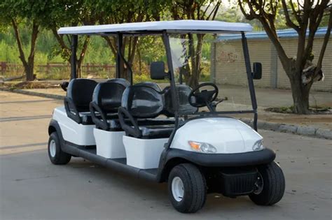 High Quality Park Shuttle Electric Bus 6 Seats Battery Powered Tourist Golf Cart Utility