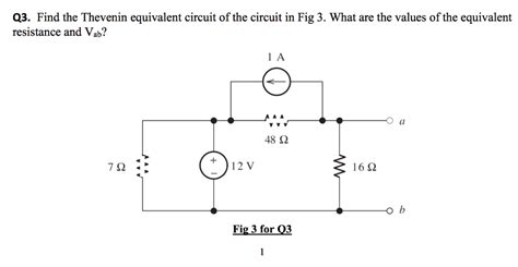 Solved Find The Thevenin Equivalent Circuit Of The Circuit Chegg Com