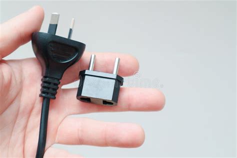 Use Plug Adapter Travel Adapters Different Type Power Socket Incompatibility Concept Stock