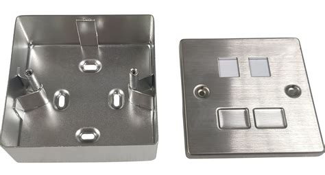 Excel Stainless Steel Single Gang Keysto Comms Express