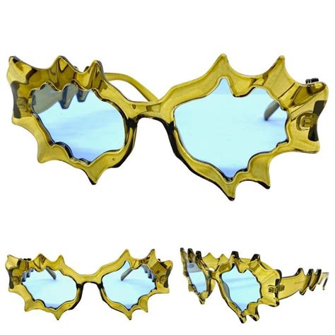 Crazy Insane Party Raver Club Costume Sun Glasses Funky Unusual Frame