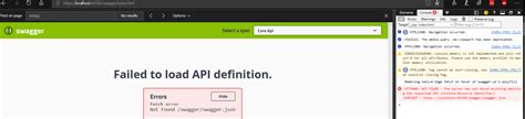 Core 21 Swagger Ui Showing Fetch Error Not Found Stack