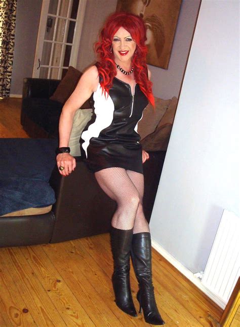 Boots And Tight Leather Dress Every Inch The Fetish Goddes Flickr
