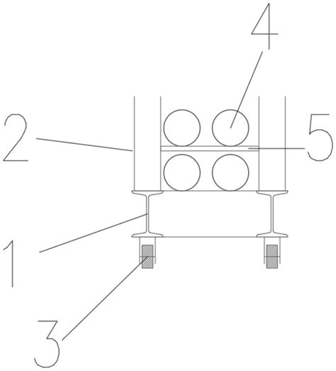 用于管路在成型隧道内可移动的快速接管双层车型拖架的制作方法