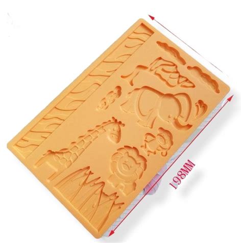 Силиконов молд микс Животни Cake Tools Сладкарското магазинче