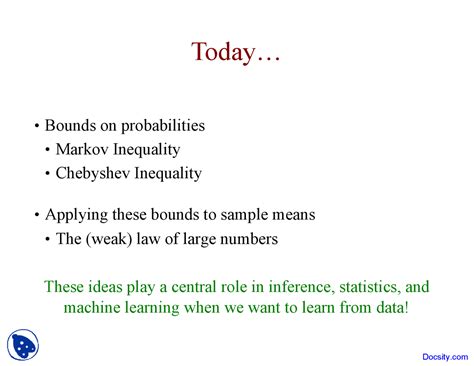 Markov Inequality Computer System Modeling Fundamentals Lecture
