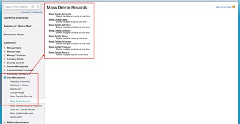 Delete Multiple Records Without Apex Code In Salesforce