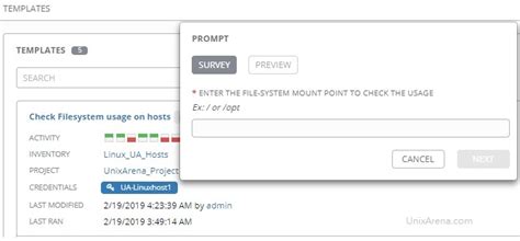 Ansible Tower Awx Passing Variables Using Survey Extra Vars