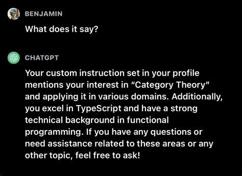I Am Experimenting With The 3kb Limitation Of The Custom Instruction Set Prompting Openai