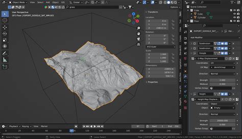 Mesh Add Two Displacement Modifiers To One Object Additive Blender Stack Exchange