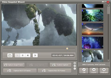 Video Snapshot Software For Windows Video Frame Capture Software