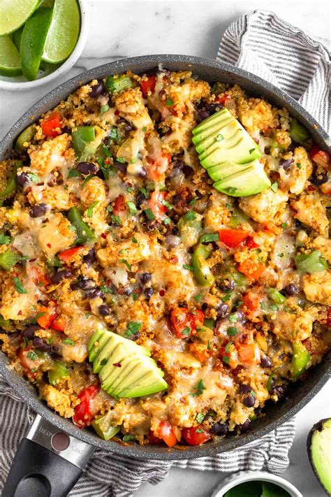 Southwestern Chicken Quinoa Skillet Eat The Gains