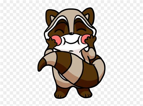 Download Bandit The Raccoon Messages Sticker 7 Cartoon Clipart