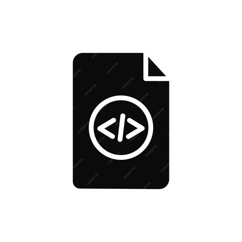 Html Script Icon Set Code Tag E Web Programming Vector Símbolo Em Um