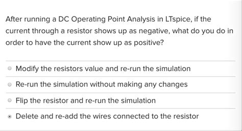 solved after running a dc operating point analysis in