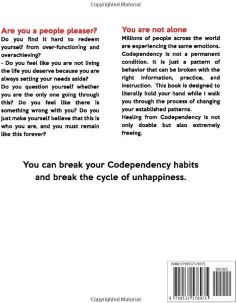 The Codependency Recovery Workbook How To Create Healthy