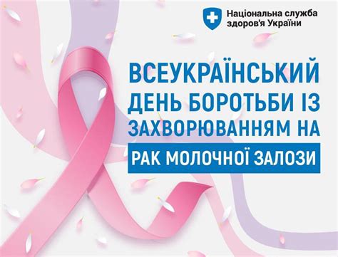 20 жовтня — Всеукраїнський день боротьби із захворюванням на рак молочної залози Читайте на Ukr Net