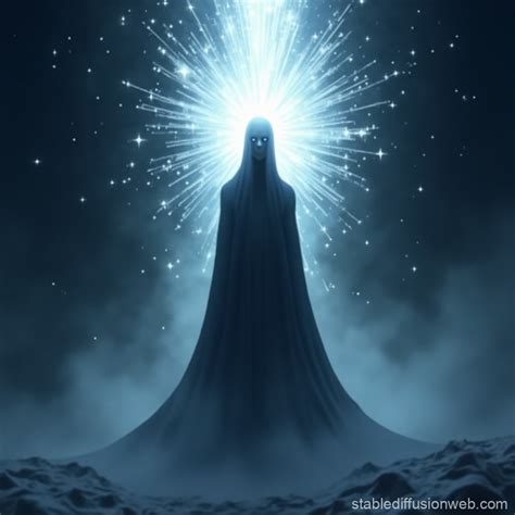 Mystical Humanoid In Cosmic Void Stable Diffusion Online