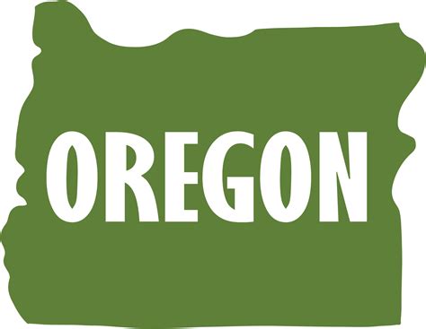 Oregon State Map