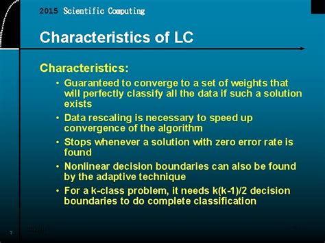 2015 Scientific Computing Intro To Linear Classifiers Definition