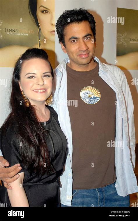 Jenna Von Oy And Kal Penn At The Jenna Von Oy Breathing Room Album