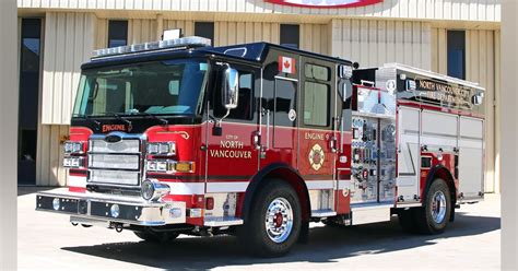 North Vancouver Bc Fire And Rescue Pumper Built By Pierce Firehouse