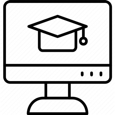 online learning computer education school technology icon download on iconfinder