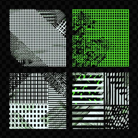 Premium Psd Metal Wire Mesh Borderlines Design With Geometric Shapes