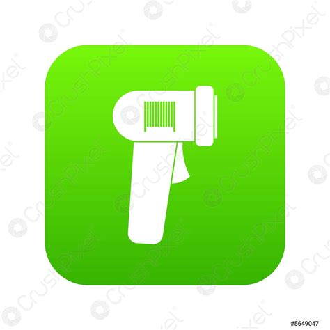 Barcode Scanner Icon Digital Green Stock Vector 5649047 Crushpixel