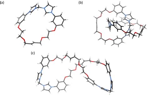 Figure S16 Mmff94 Minimised Models Used For Im Ms Analysis Calculated Download Scientific