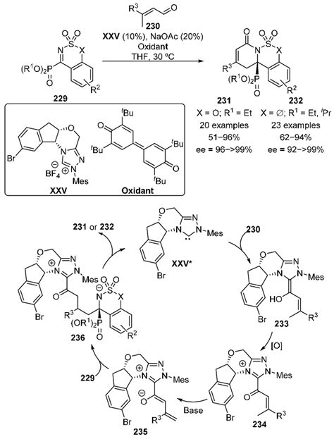 Scheme 46 Nhc Catalyzed Formal 42 Cycloaddition Xxv Represents