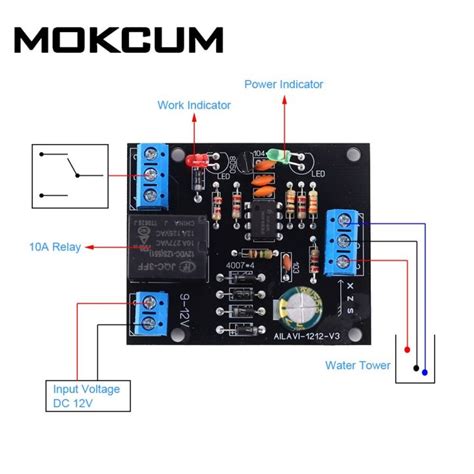Dc 12v Water Level Detection Sensor Module Liquid Level Controller For
