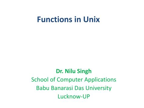 Pdf Functions In Unix