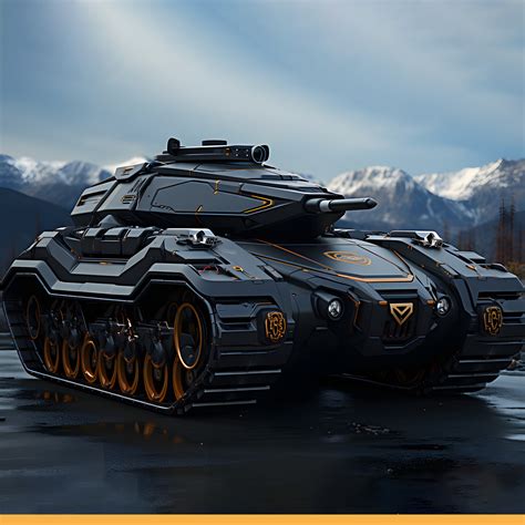 Artstation 303 Sci Fi Military Tank