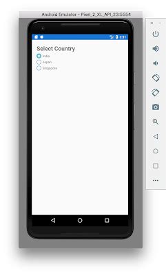 Demo Screens From Android