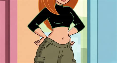 A 2d Close Up Of Kim Possibles Belly Button By Itsameartguy On Deviantart
