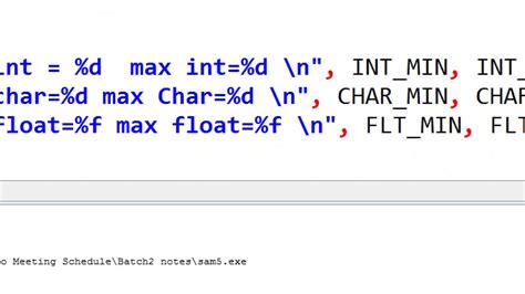 Min Max Values Of Float Data Type Youtube