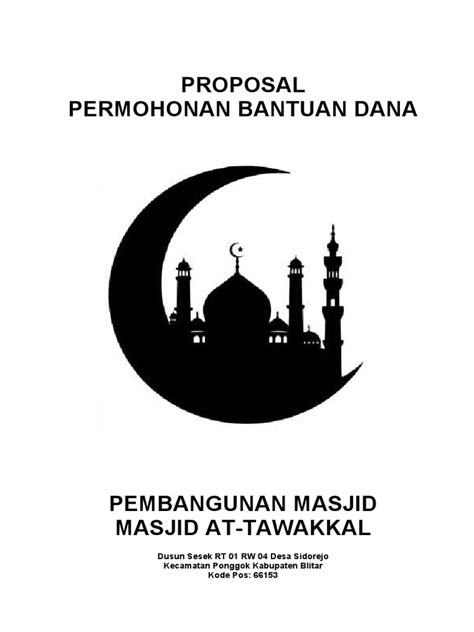 Proposal Musholla On Going Pdf