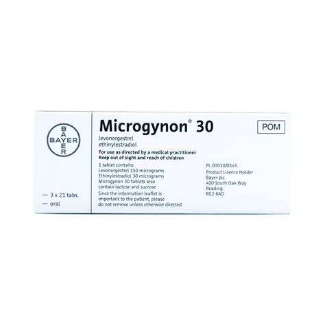 Microgynon 30 Weprescribe