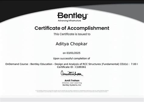 Structuralengineering Bentleyeducation Civilengineering Aditya Chopkar