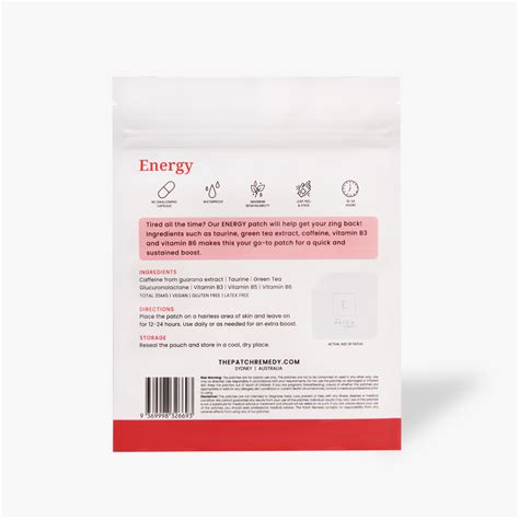 Energy Patches The Patch Remedy 30 Patches