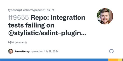 Repo Integration Tests Failing On Stylisticeslint Plugin 240