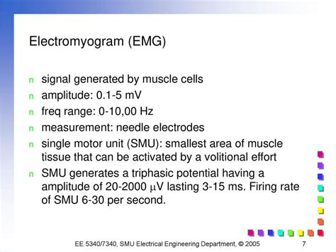 Biomedical Instrumentation Electrophysiology Eng Emg Ppt Download