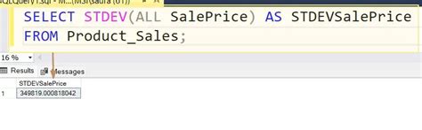 STDEV Function In SQL Server SQL Server Guides
