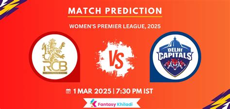 Rcb W Vs Dc W Match Prediction Who Will Win Todays Match And Toss Pitch Report Playing 11