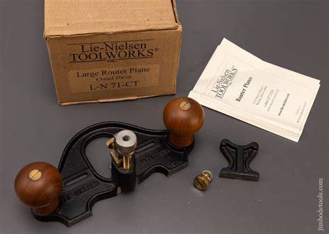 Lie Nielsen Ln 71 Ct Large Router Plane Near Mint In Box 108139 Jim Bode Tools